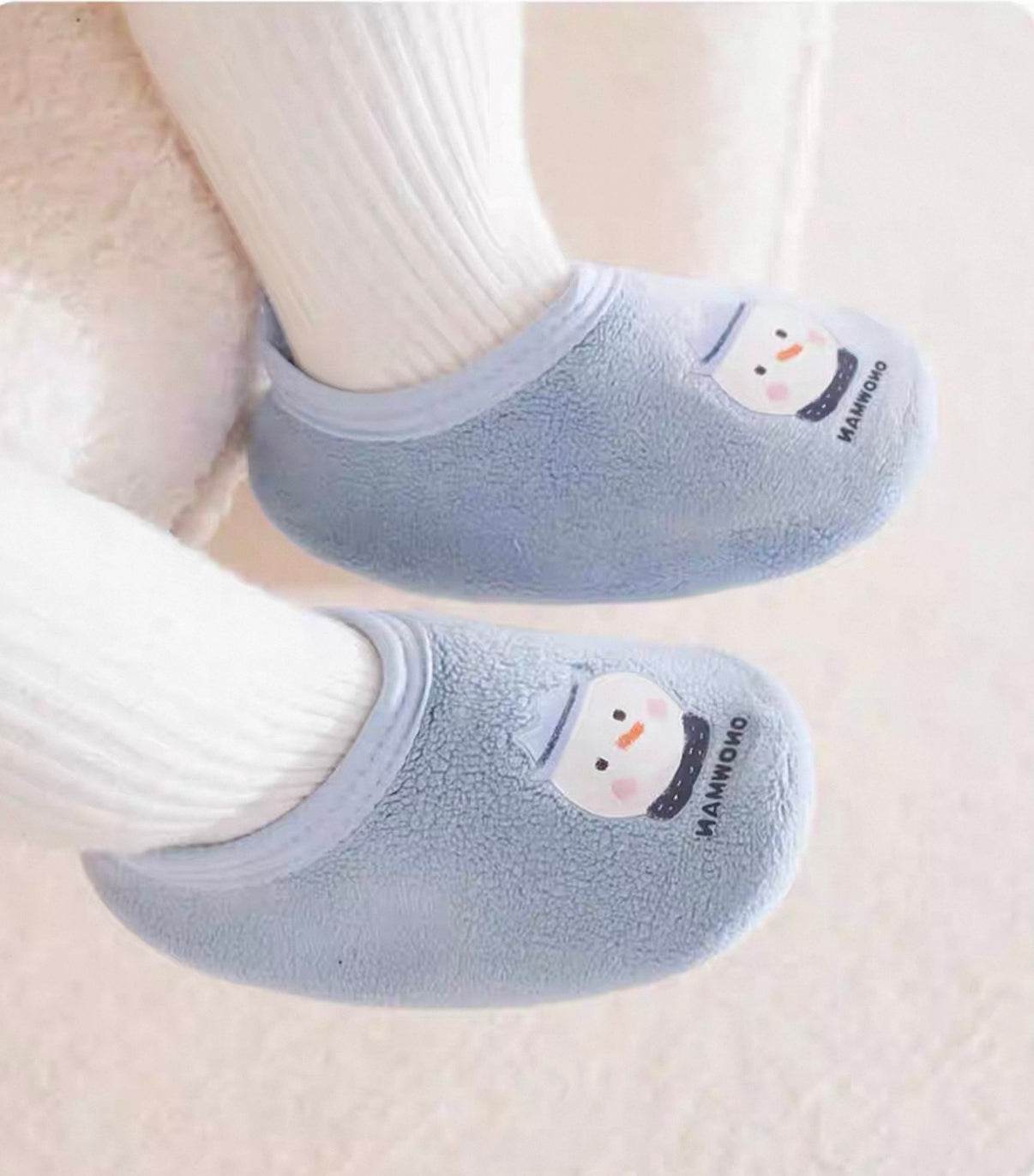 Snowman Slipper Socks – Toe Treats